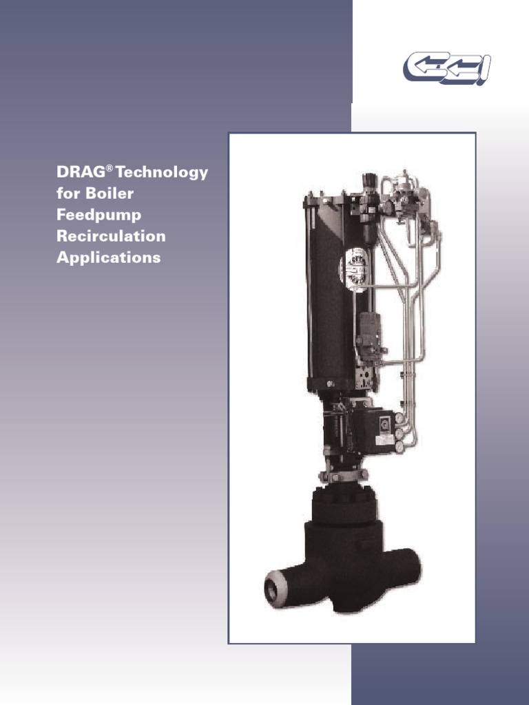 205 - DRAG® Technology For Boiler Feedpump Recirculation Applications | PDF | Valve | Pump