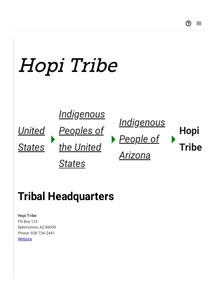 Hopi Tribe • FamilySearch | PDF | Hopi | Indian Reservation