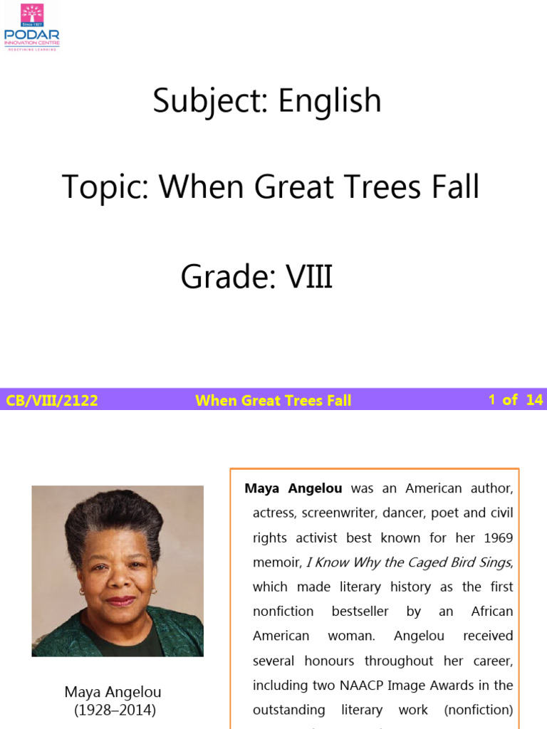 Analysis of "When Great Trees Fall" | PDF