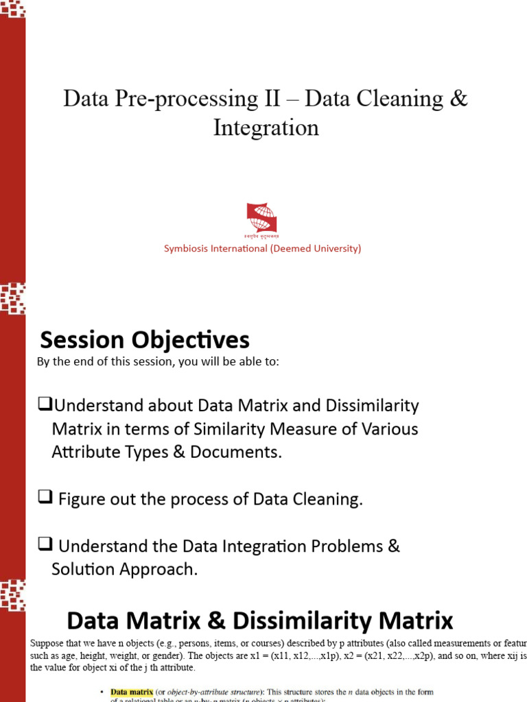 Data Preprocessing Ii Pdf Regression Analysis Variance