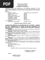 Barangay Endorsement Letter | PDF