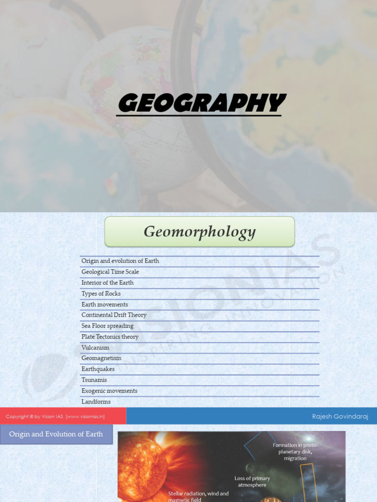 Classroom 0 Geomorphology | PDF | Earth | Volcano