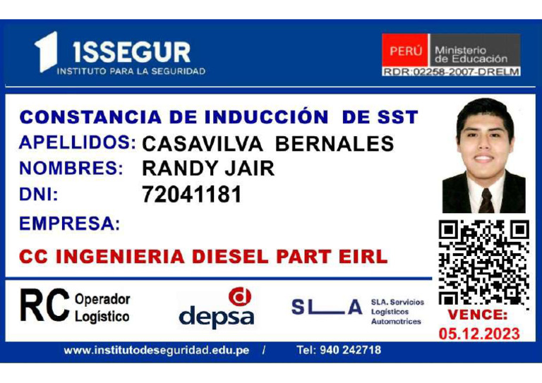 Issegur Randy Casavilca Bernales | PDF