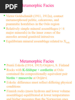 Barrovian Metamorphic Zones Explained | PDF | Geology | Petrology