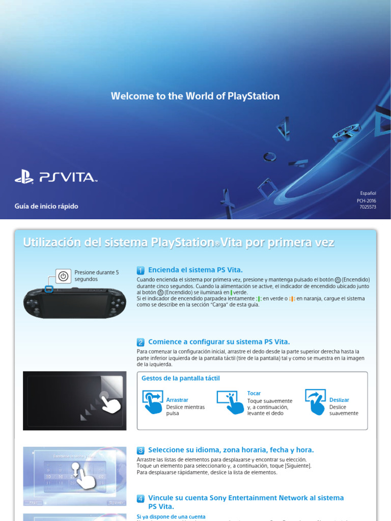 ES - PS Vita - PCH-2016 - QSG - WEB | PDF