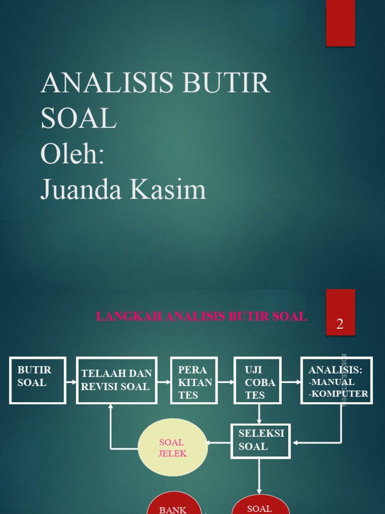 Analisi Butir Soal DJJ | PDF