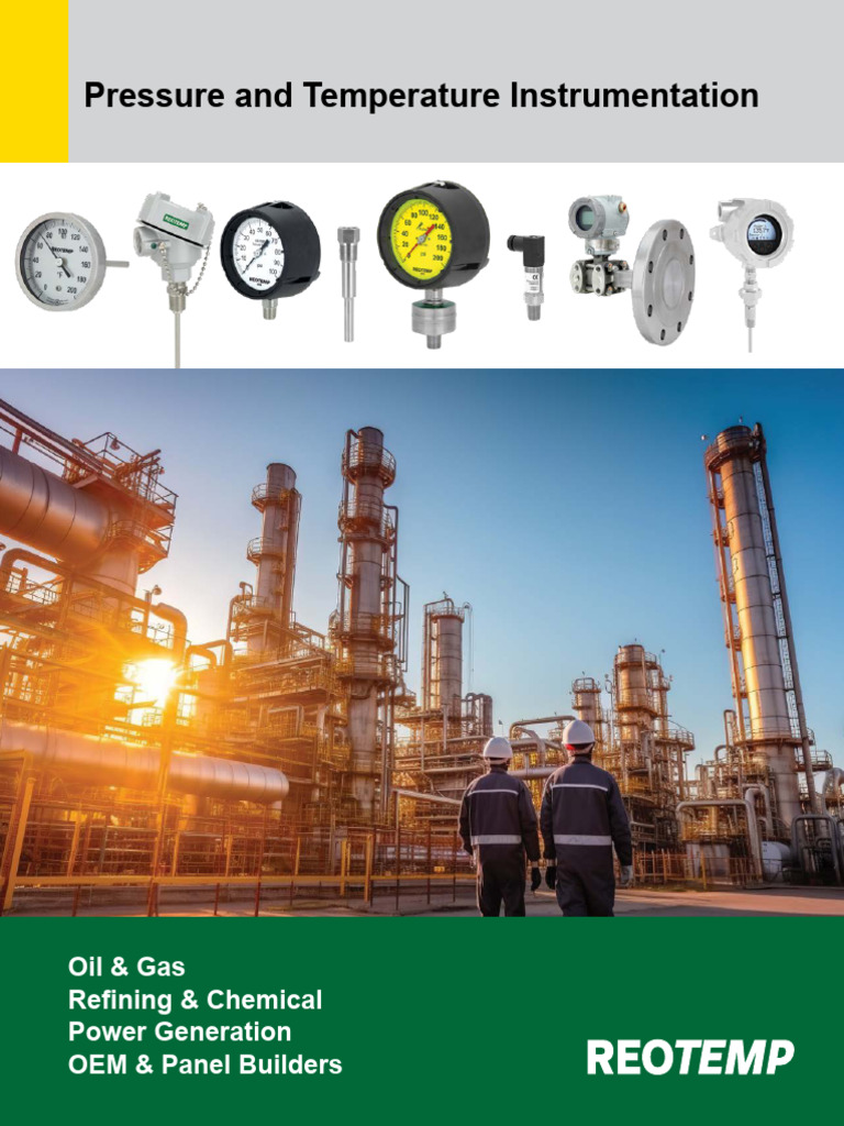 Temp & Pressure Instrument | PDF | Pipe (Fluid Conveyance ...