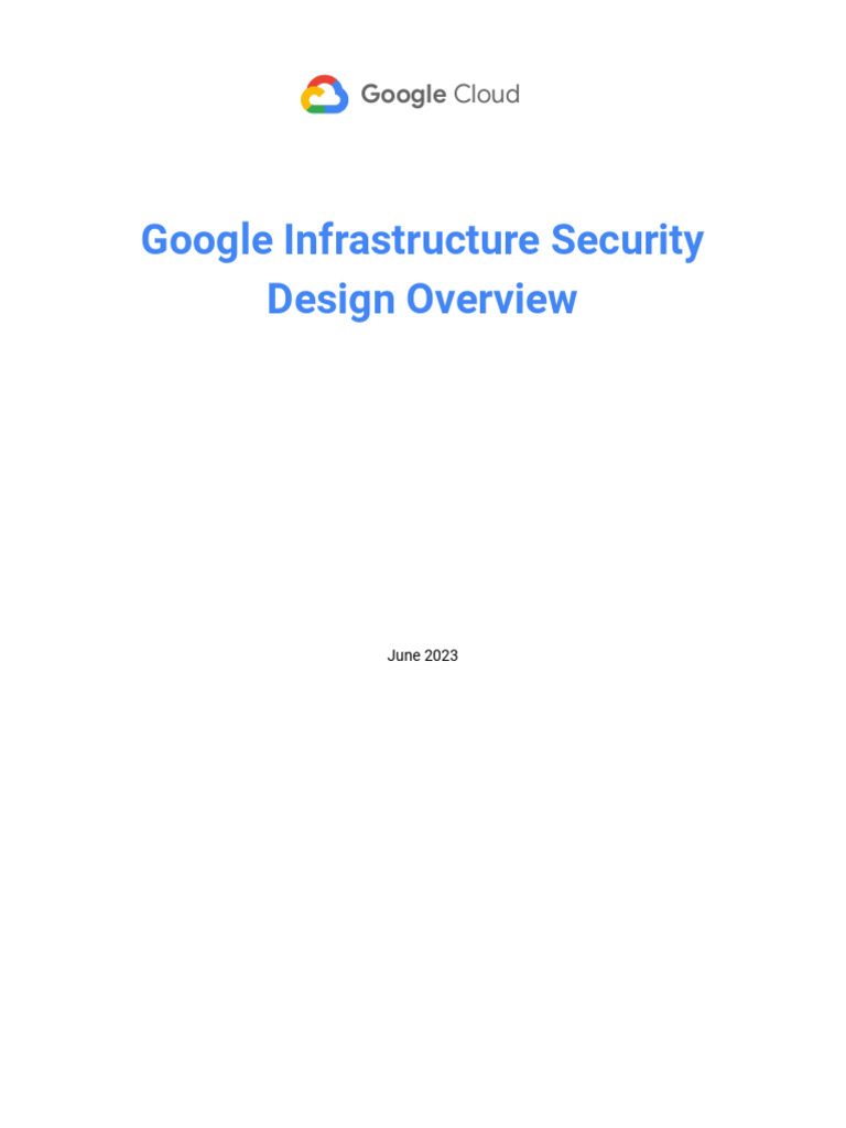 Google Infrastructure Whitepaper Fa | Download Free PDF | Cloud Computing | Computer Security