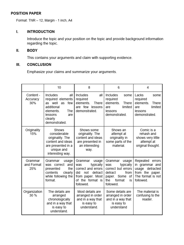 Position Paper | PDF | Human Communication