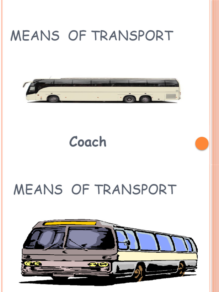 Means of Transport - Grade 5 | PDF | Transport | Train