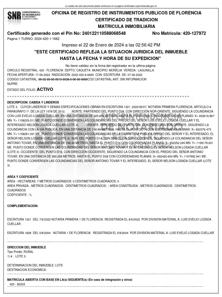 7 Hectareas | PDF | Derecho Civil (Common Law) | Justicia