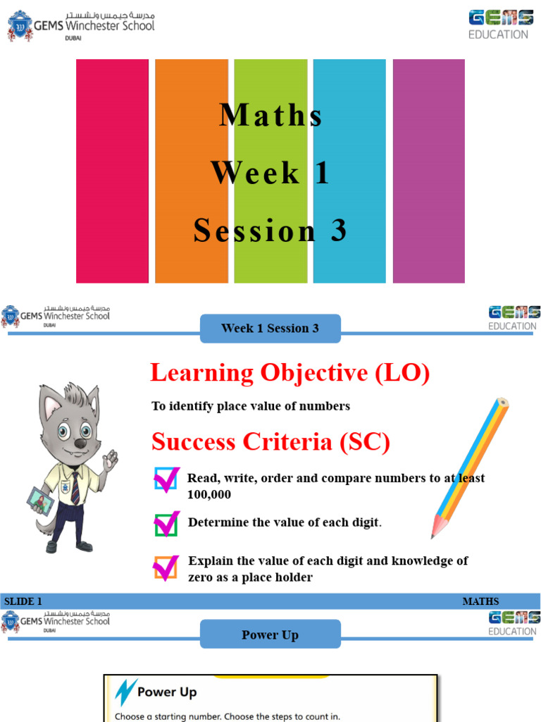 Yr5 Math Trm1 WK 1 Day 3 | PDF