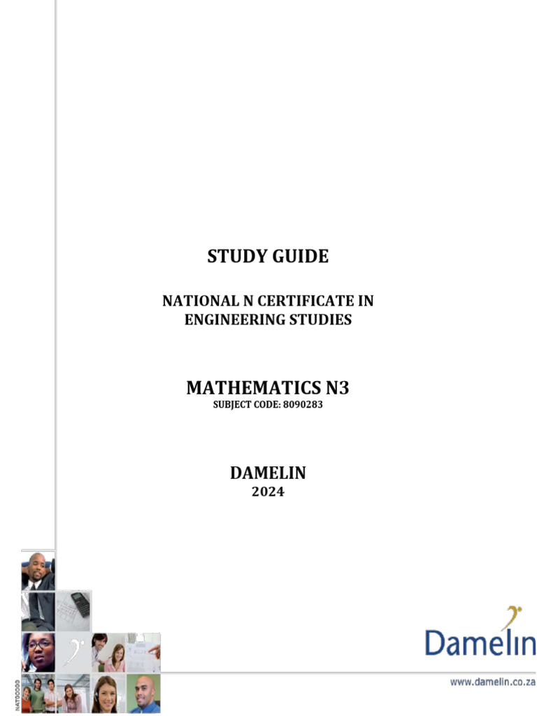 Mathematics N3 Study Guide | PDF | Division (Mathematics) | Factorization