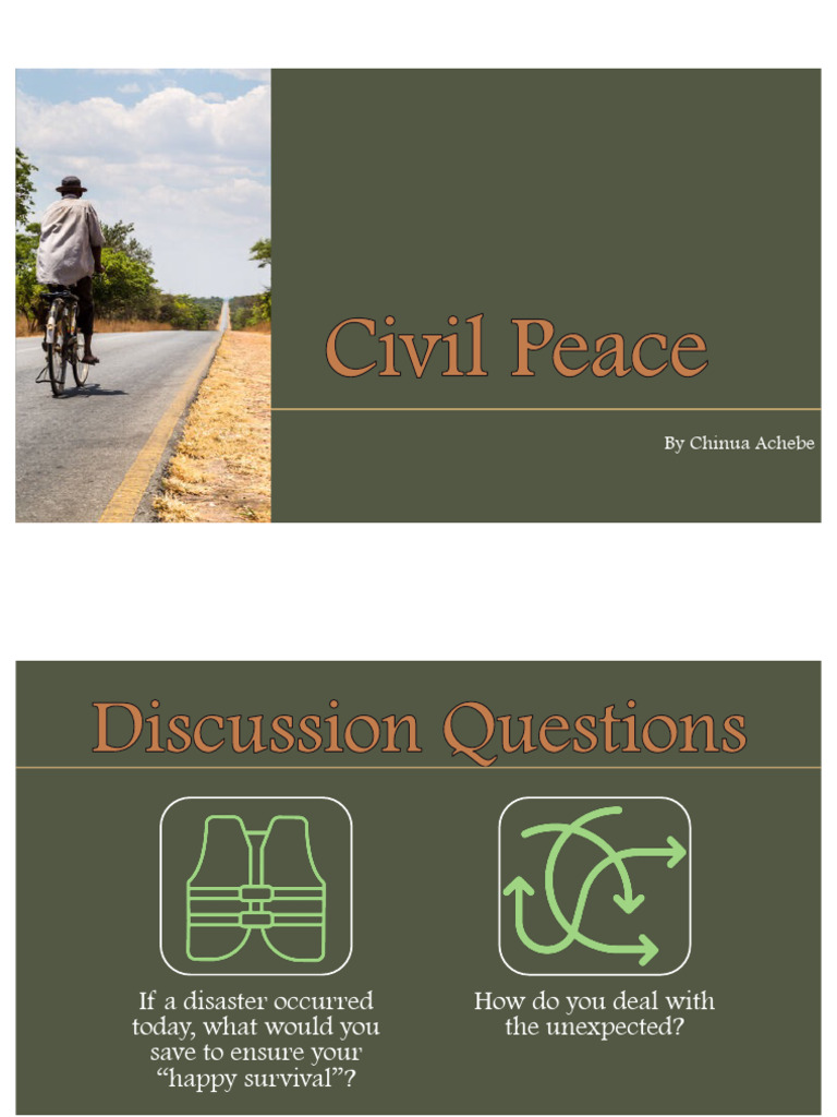 Civil Peace - Chinua Achebe | PDF