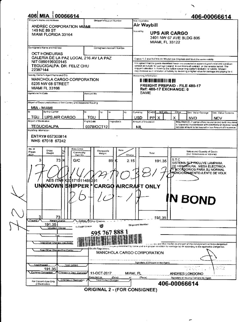 gUIAoct Guia Aerea | PDF