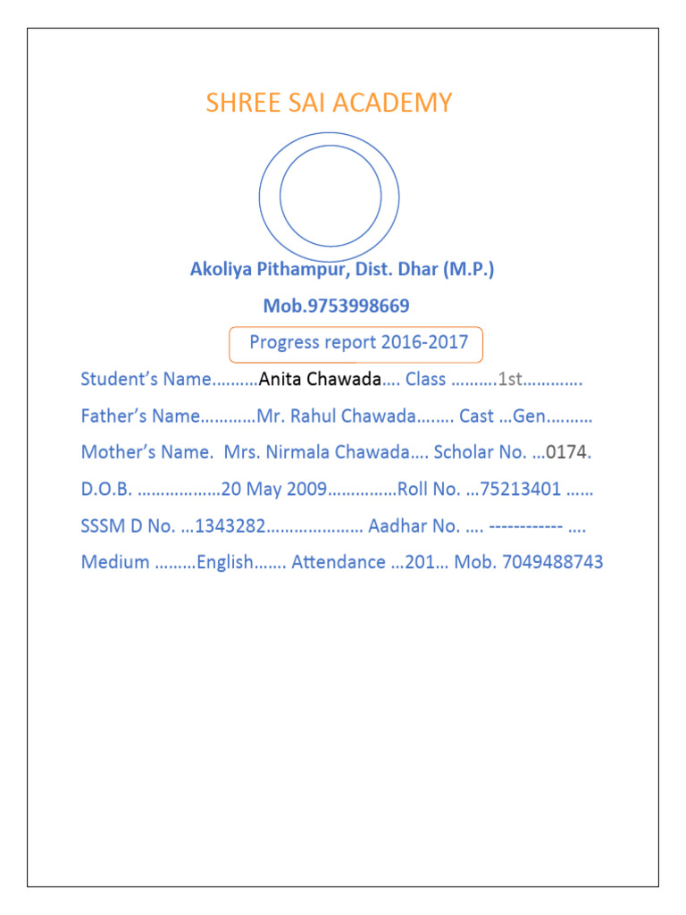 Shree Sai Academ1 | PDF