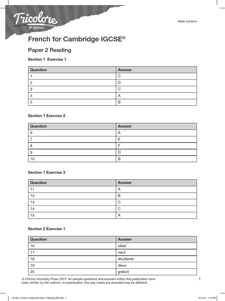 Reading IGCSE Style Practice | PDF