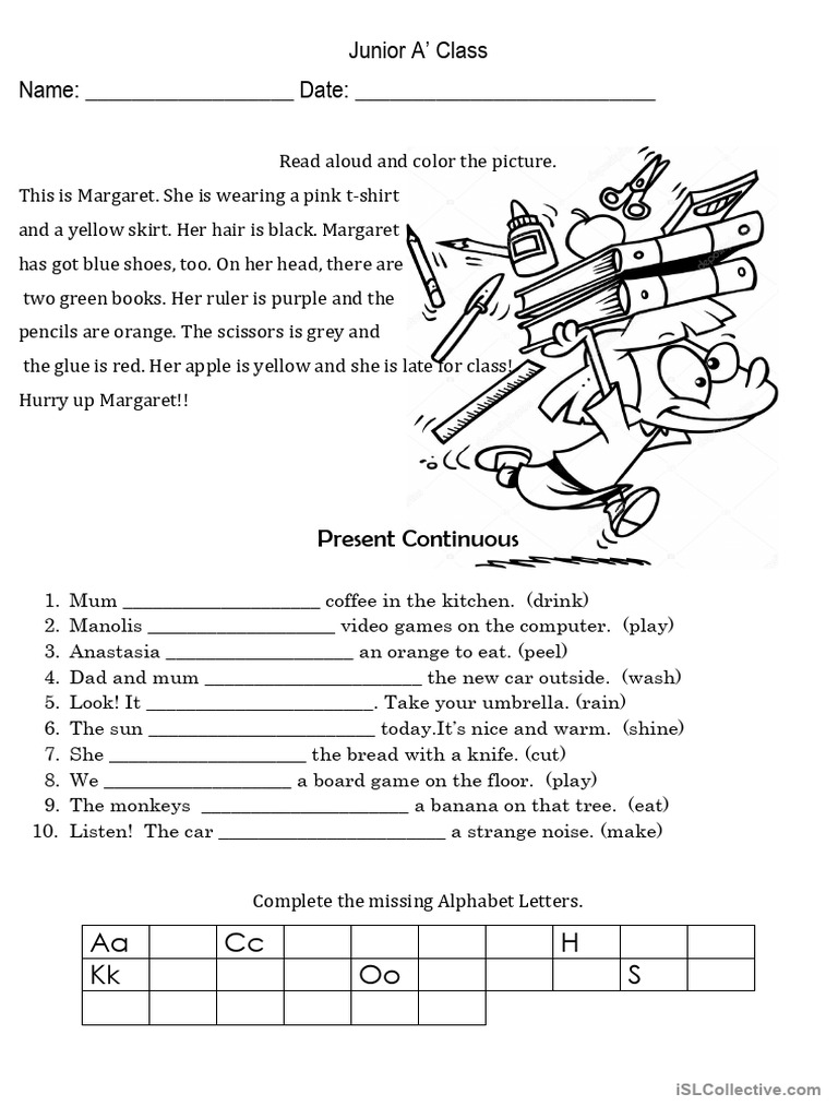2 Page Worksheet For Beginner Students | PDF