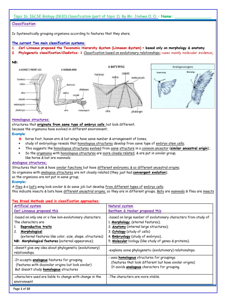 1b. Classification 2023 GIVEN3 | PDF | Taxonomy (Biology) | Sexual ...