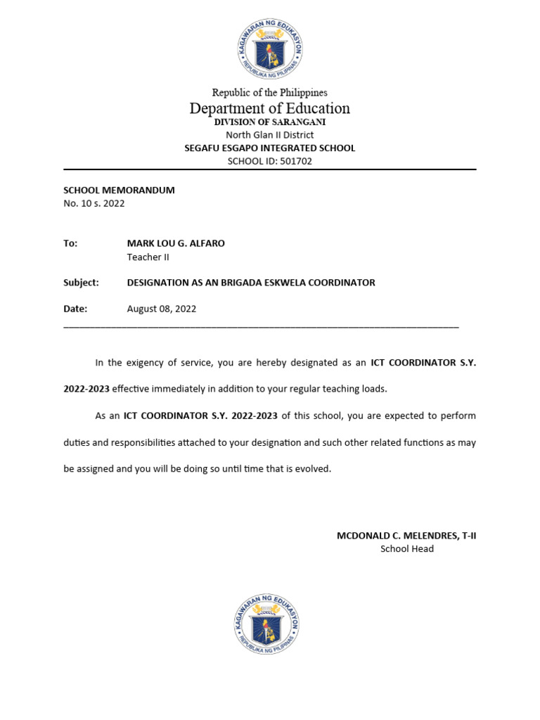 Designation ORDERS | Download Free PDF | Public Administration ...
