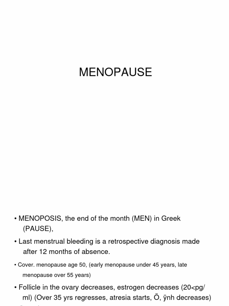 Menopause PDF | PDF | Osteoporosis | Menopause
