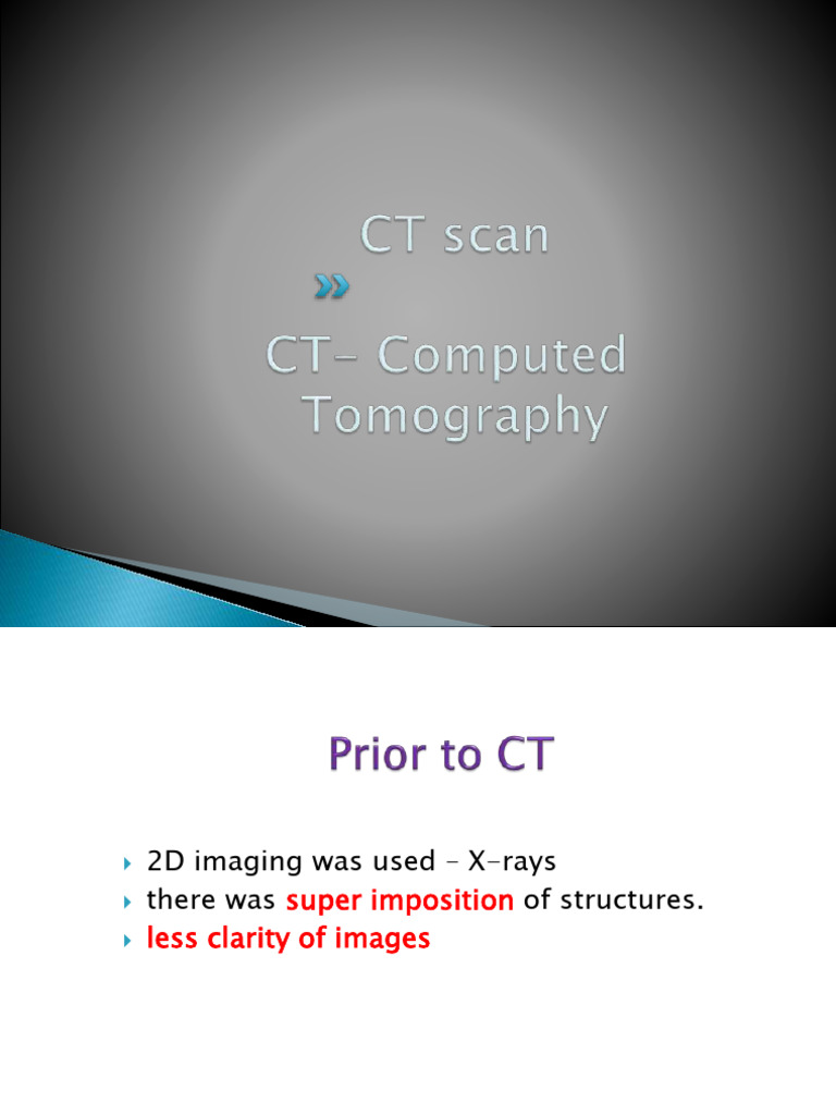 Ctscan-Adoptation and Uses | PDF | Ct Scan | X Ray