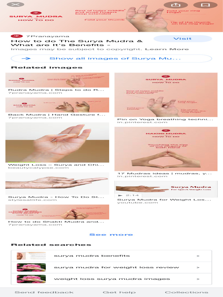 Surya Mudra - Google Search | PDF