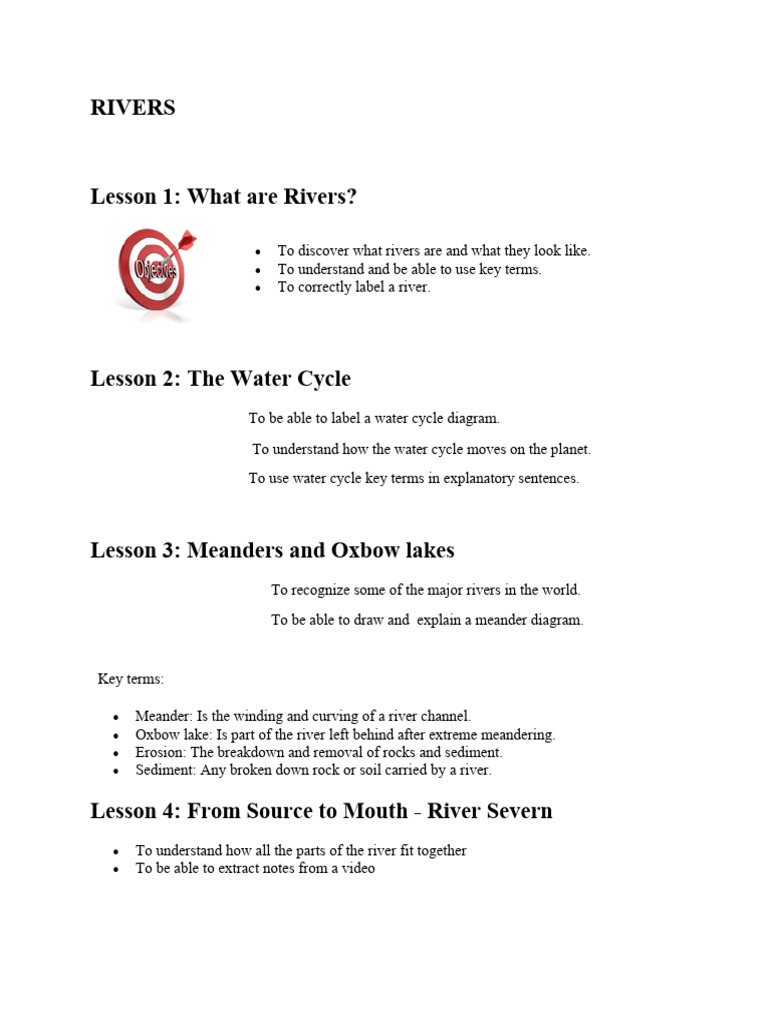 RIVERS | PDF | River | Earth Sciences