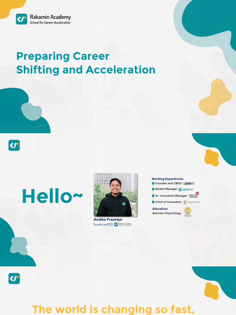 Career Shifting Preparation - Data Science | PDF | Internship | Job Hunting