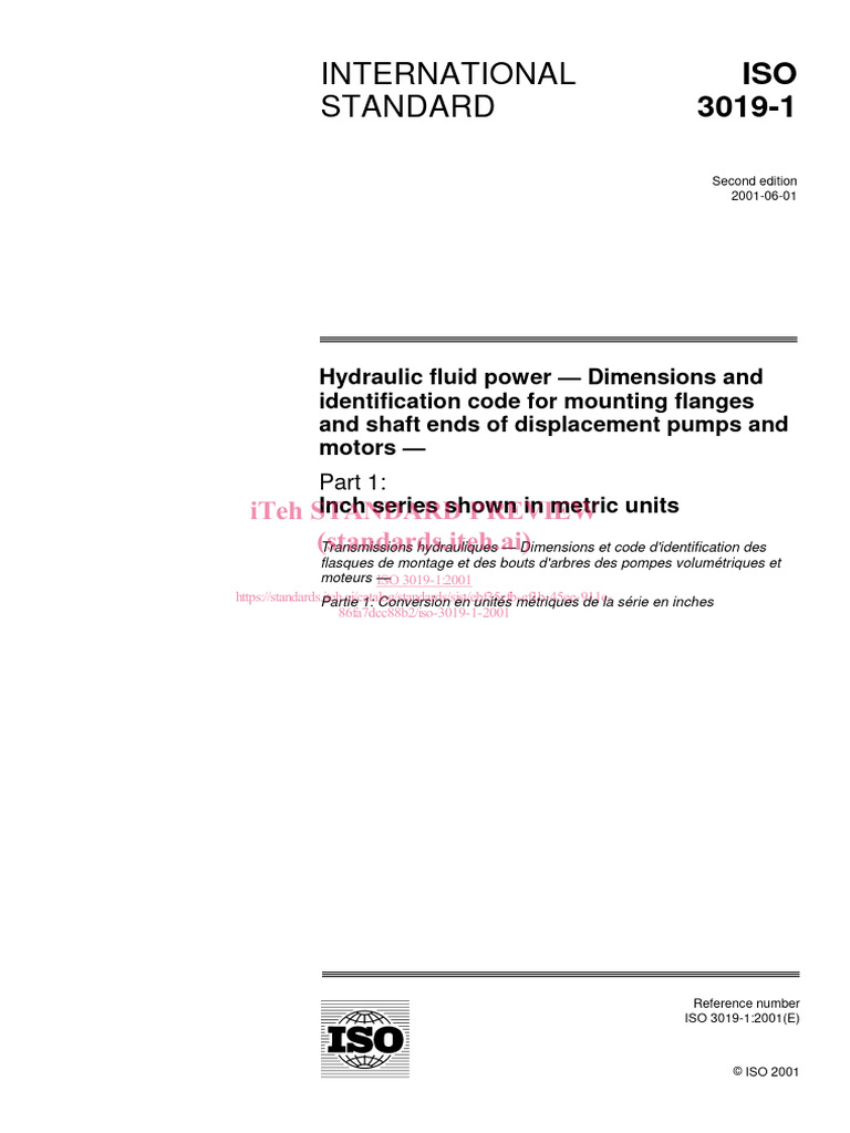 Iso 3019-1 2001 | PDF | International Organization For Standardization ...