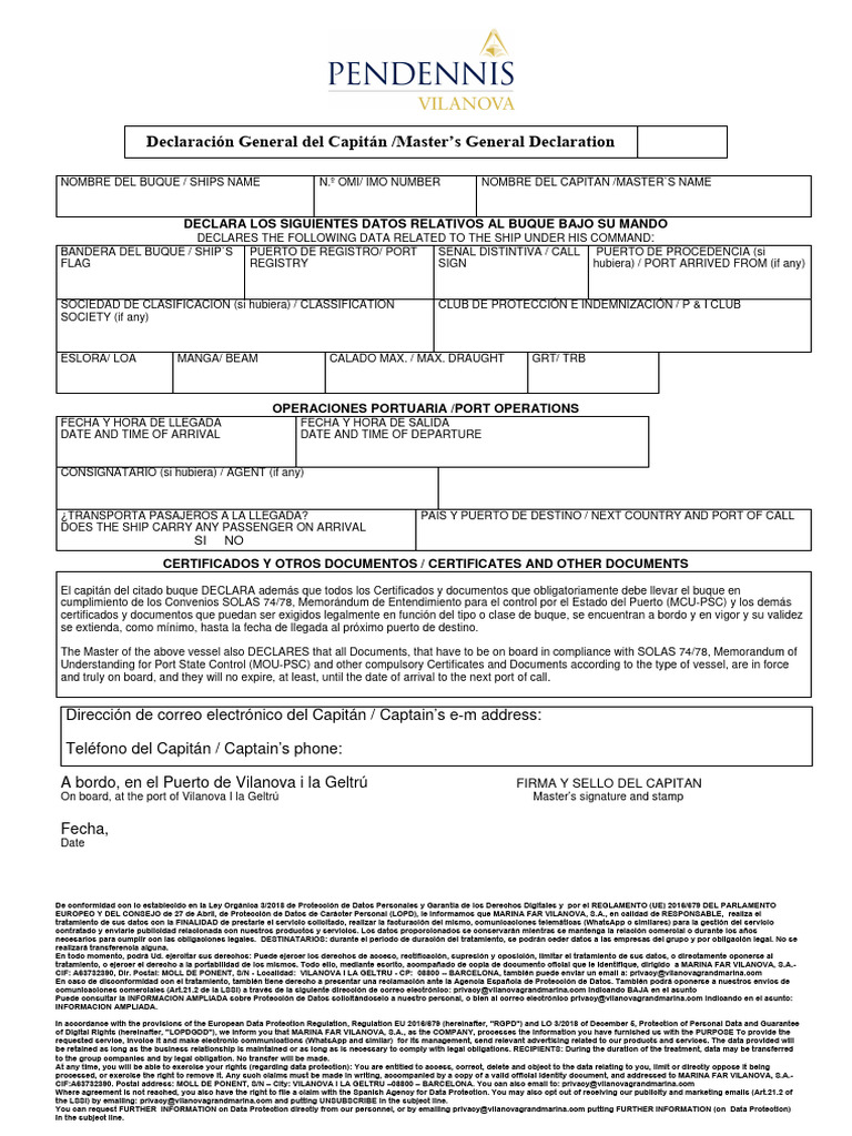 2 - Master's Declaration RGPD | PDF | Esfera pública | Justicia