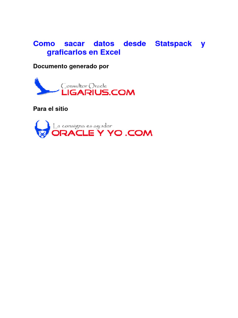 StepbyStep StatspackExcel | PDF | SQL | Programación de computadoras