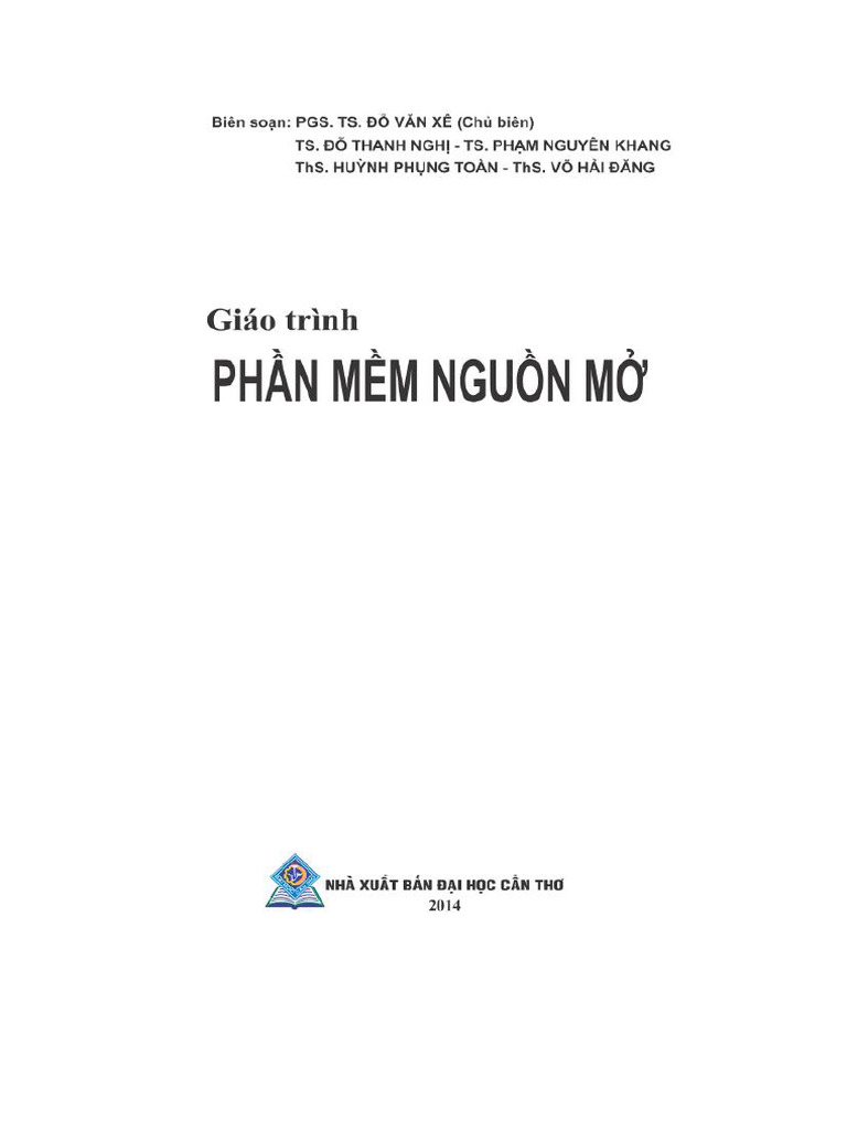 Giáo Trình Phần Mềm Nguồn Mở | PDF