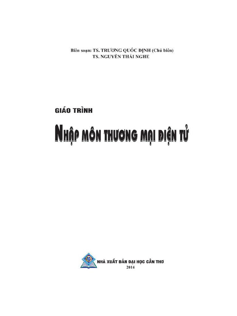 Giáo Trình Nhập Môn Thương Mại Điện Tử | PDF