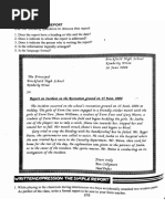 Grade 9 - Report Writing (2025) | PDF