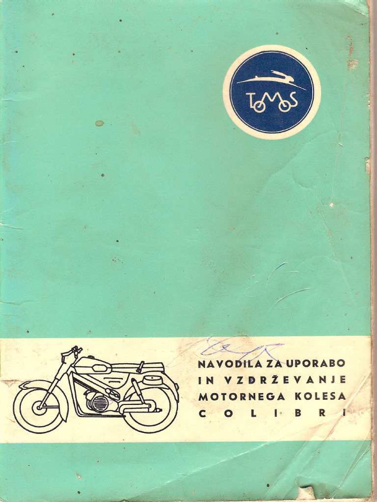 Tomos Colibri | PDF