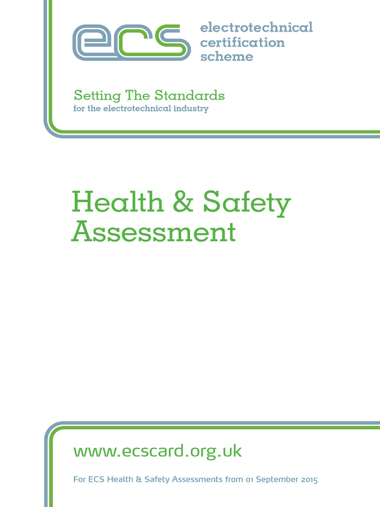 Ecs Carte | PDF | Occupational Safety And Health | Personal Protective Equipment