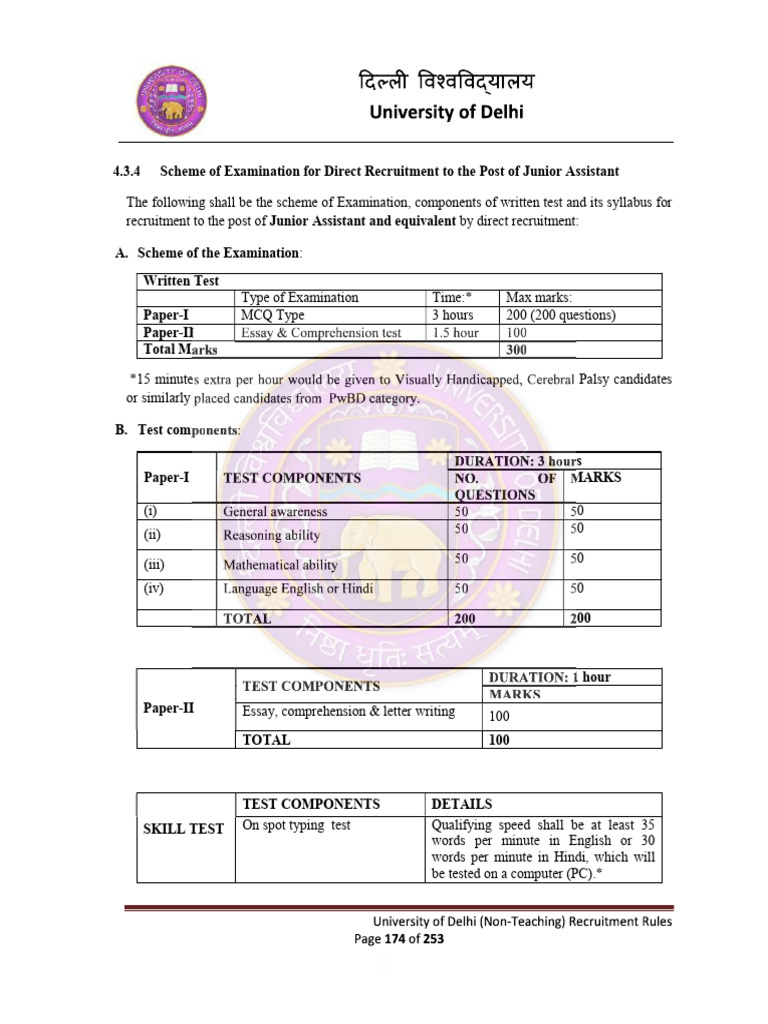 Scheme of Examination LDC | PDF | English Language | Essays