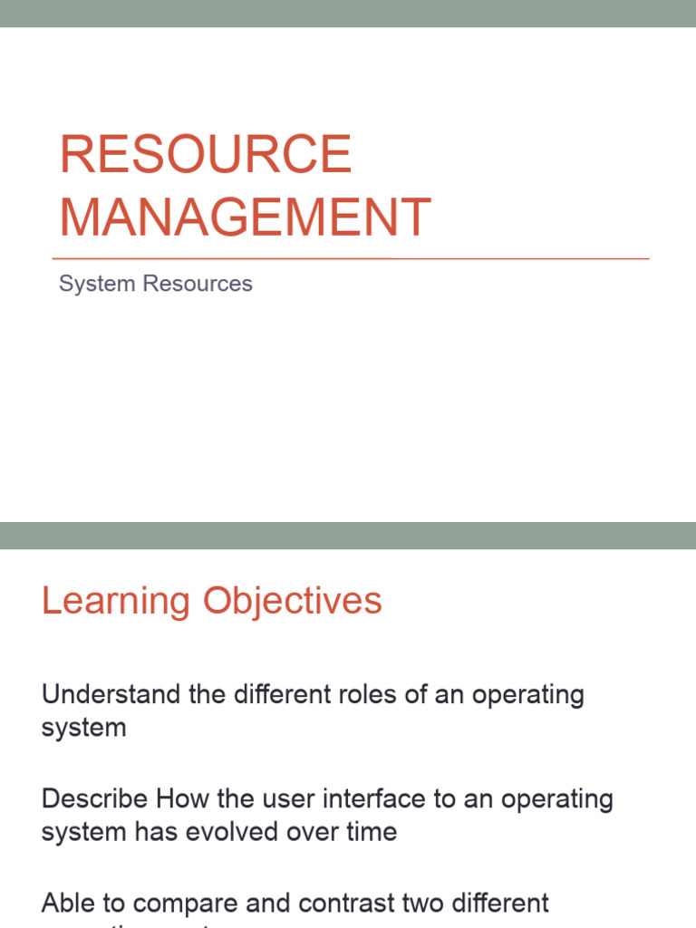 Grade 9 Operating Systems - PPTX 1 1 | Download Free PDF | Graphical User Interfaces | Operating ...