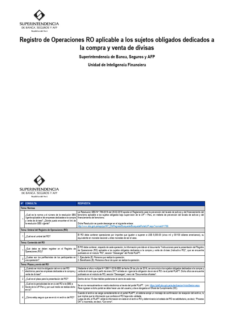 Normas RO para Compra de Divisas | PDF | Multa (pena)
