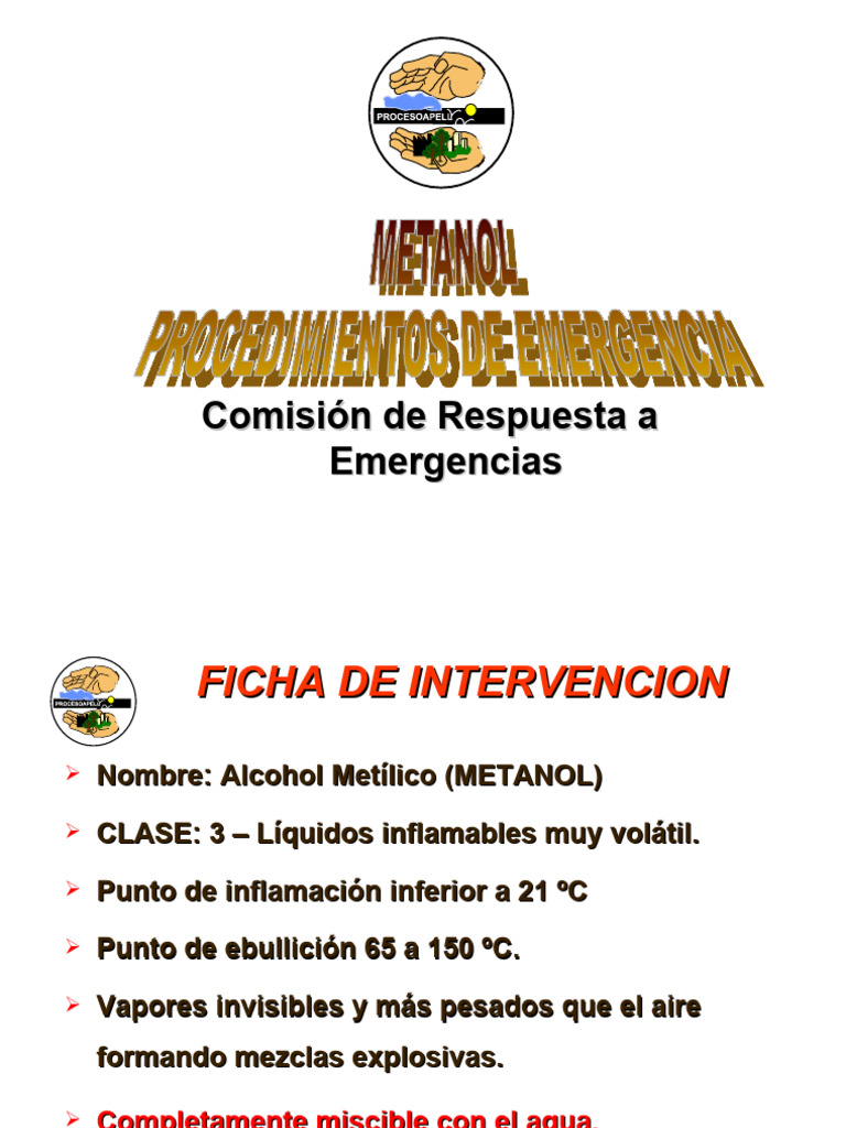 Metanol Ficha y EPP - 3 Arroyos | PDF | Metanol | Agua