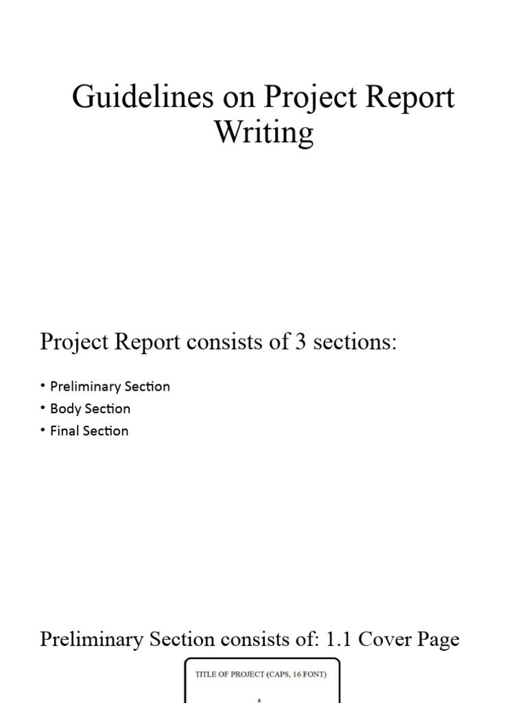 Project Report Guidelines | PDF | Ellipsis | Science