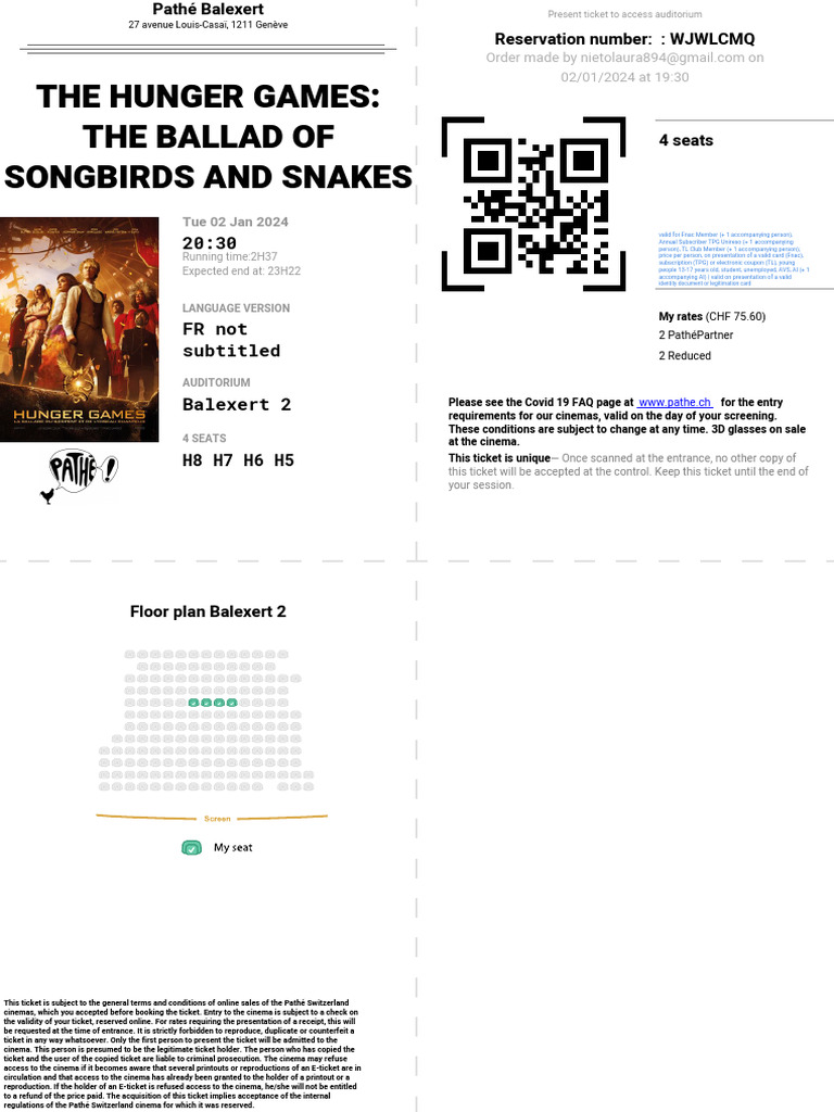 E Billet | PDF | Movie Theater