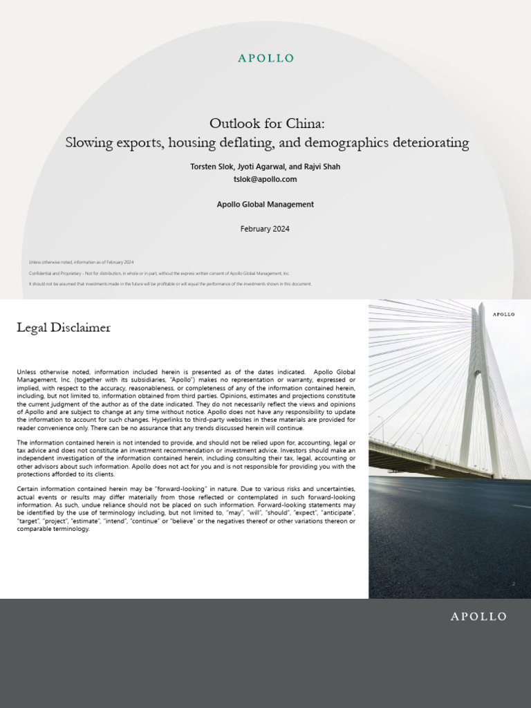 China Outlook Feb 08 2024 | PDF | Economies