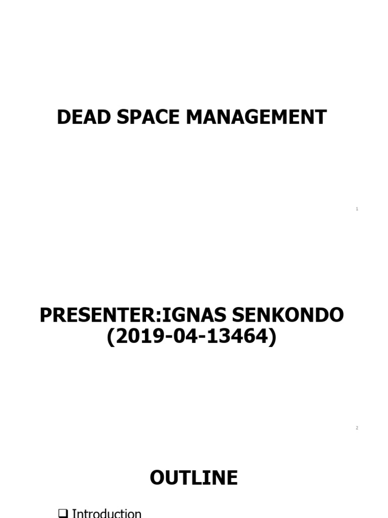 Dead Space Management in Surgery | PDF | Wound | Surgery