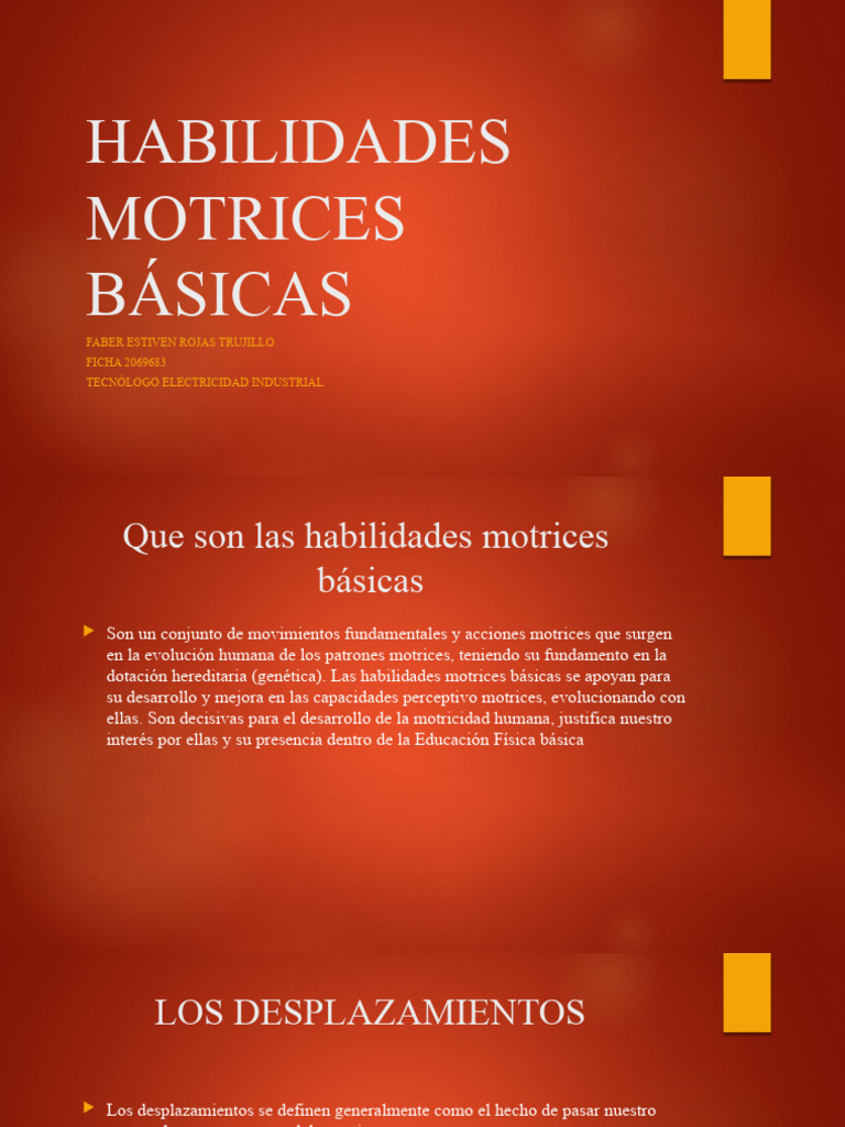 HABILIDADES MOTRICES BÁSICAS | PDF | Evolución
