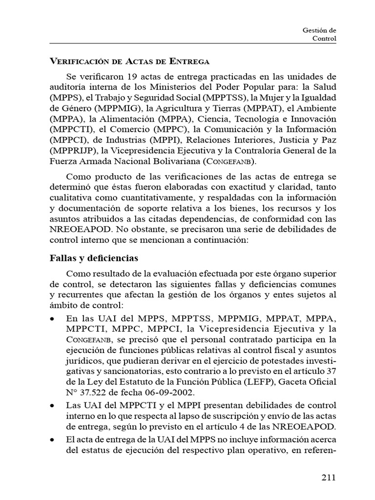 31 Verificacion Actas | PDF | Gobierno