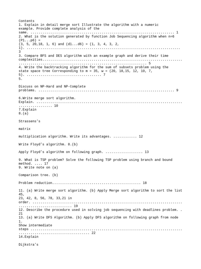 Design-10 Mark (Answer From Chatgpt) | PDF | Computational Complexity Theory | Time Complexity