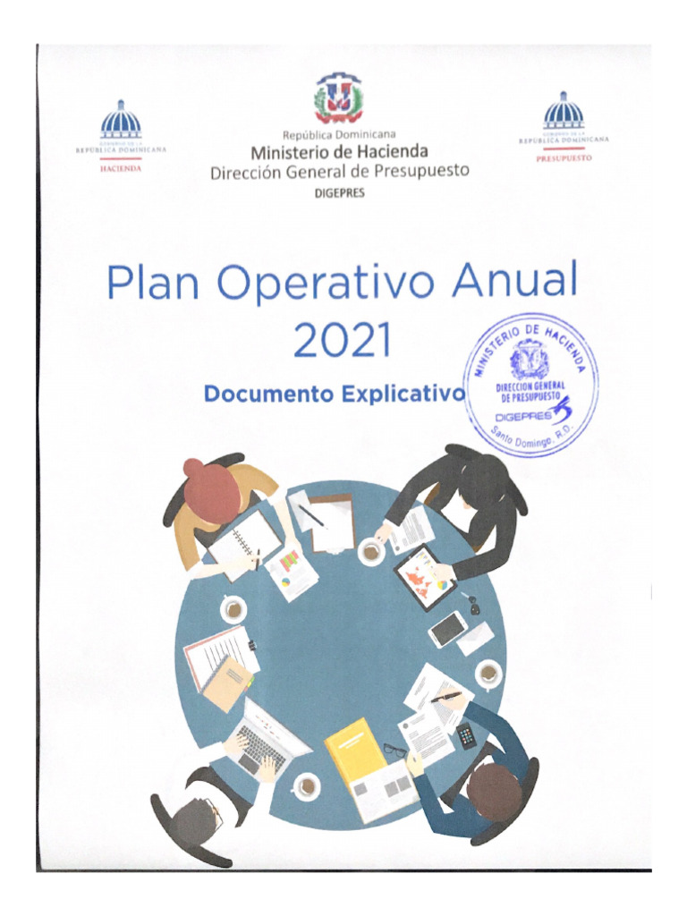 Explicatico POA 2021 V1 | PDF | Presupuesto | Planificación