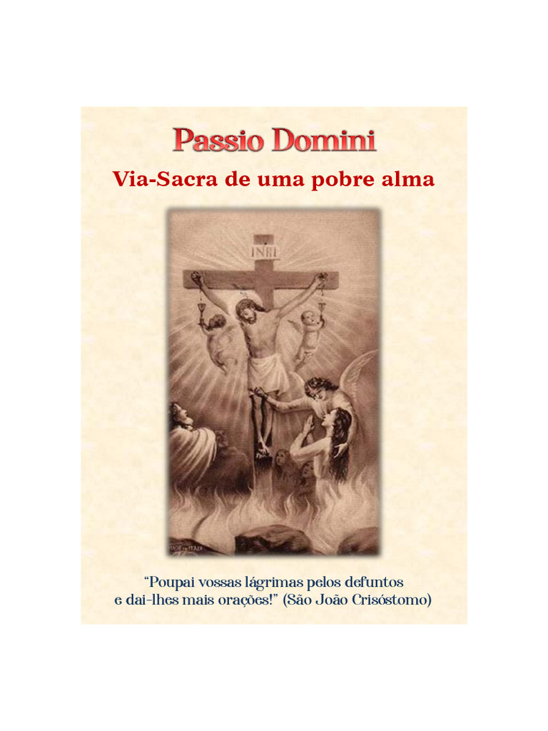 Passio Domini - Via-Sacra de Uma Pobre Alma | PDF | Oração | Purgatório